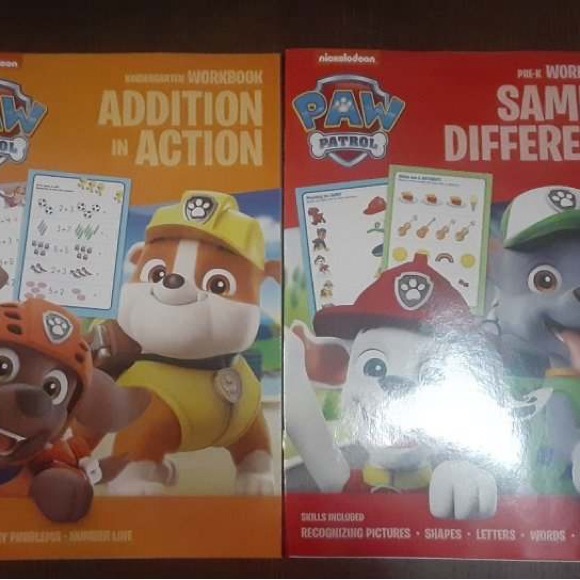 Nickelodeon | Other | Nickelodeon Paw Patrol Kids Workbook Set New ...